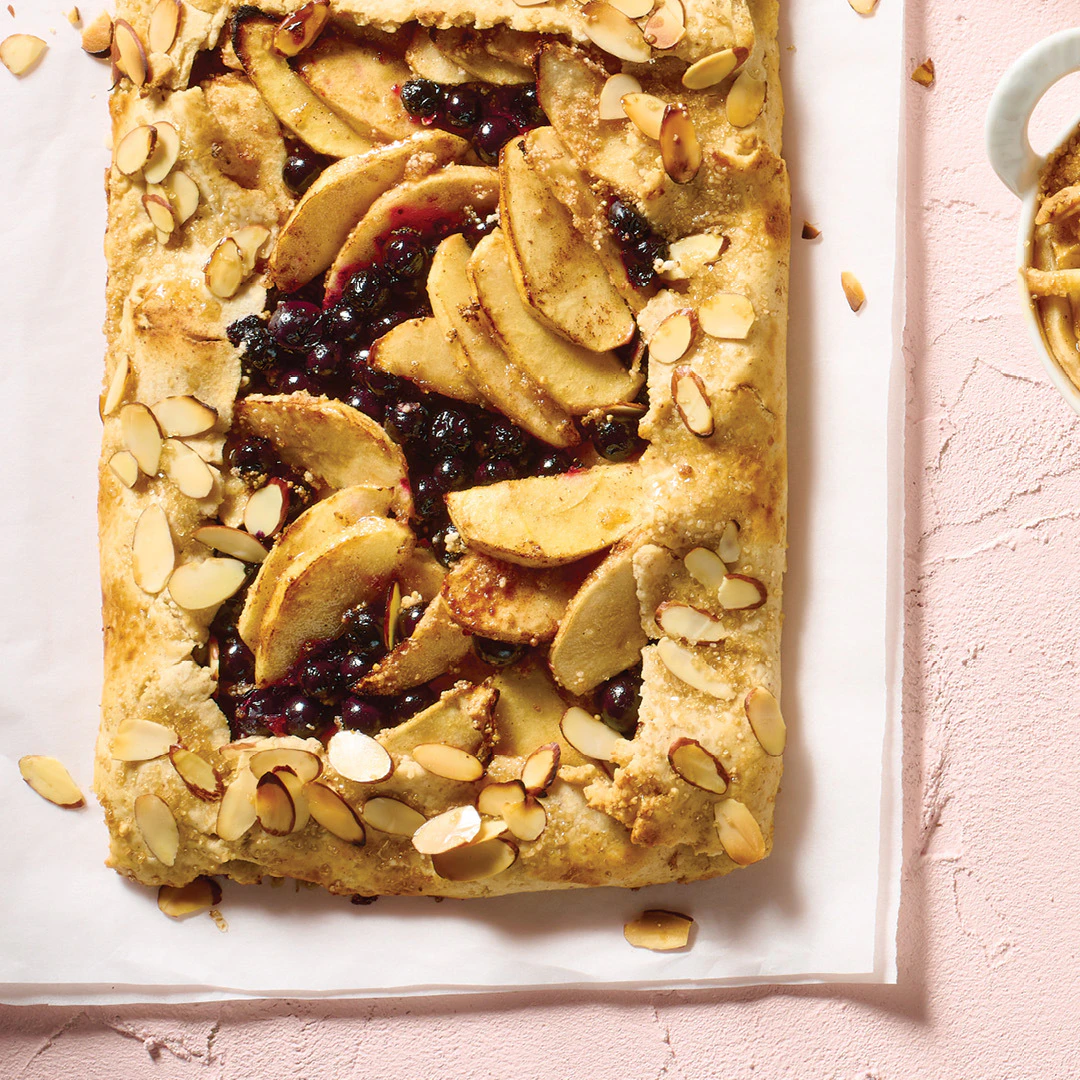 Apple and Blueberry Crostata | Easy Homemade Fruit Tart