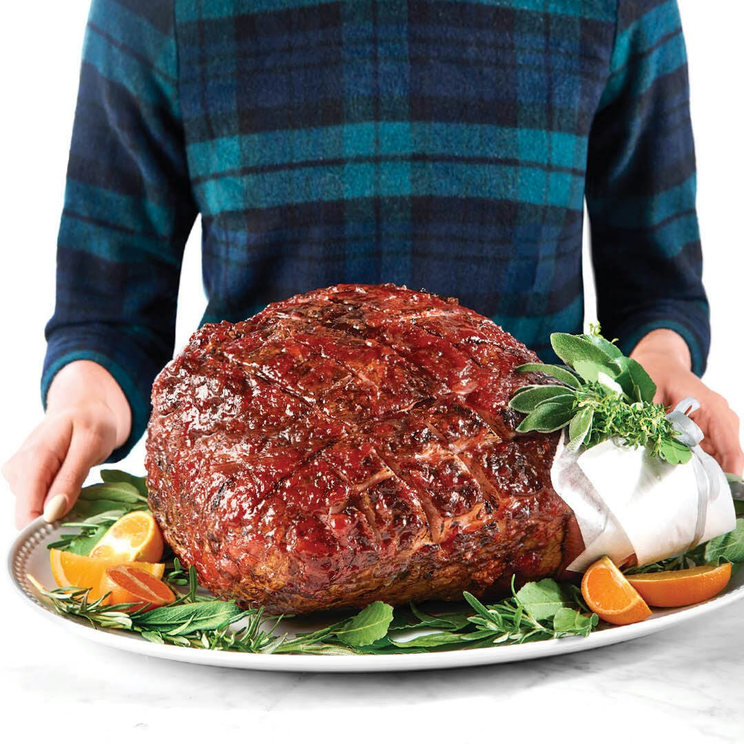 Cranberry-and-Orange Glazed Ham - Life:Beautiful Magazine