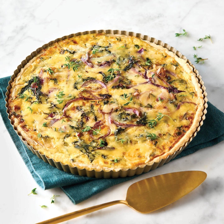 Swiss Chard Quiche - Life:Beautiful Magazine