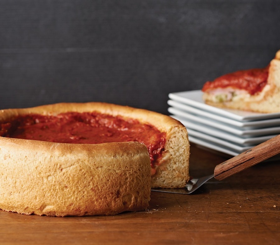 Deep-Dish Canadian Bacon Pizza Recipe - Life:Beautiful Magazine